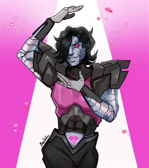 Artstation Mettaton Fanart Undertale