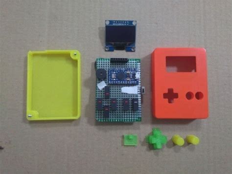 free stl file arduino handheld game console case・3d printer model to