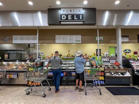 The Deli Counter Of A Publix Grocery Store With Colorful Sliced Meat