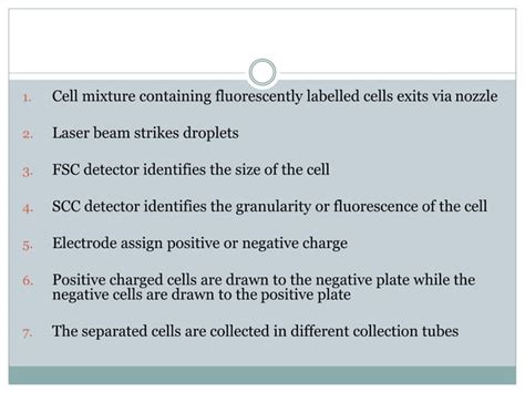 Fluorescence Activated Cell Sorting Facspptx Physics Science