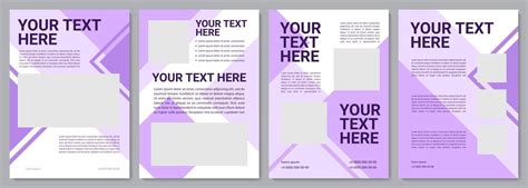 Purple Brochure Vector Art Icons And Graphics For Free Download