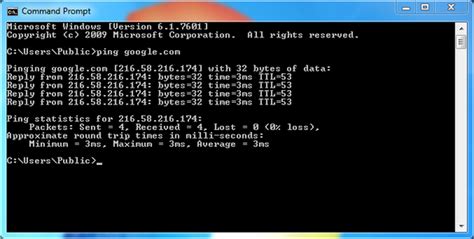 Using Windows Command Prompt To Test Internet Connection 7 Steps Instructables