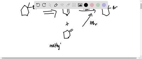SOLVED: 'There are two alkenes that react with HBr t0 give bromo-" methylcyclohexane Draw their ...