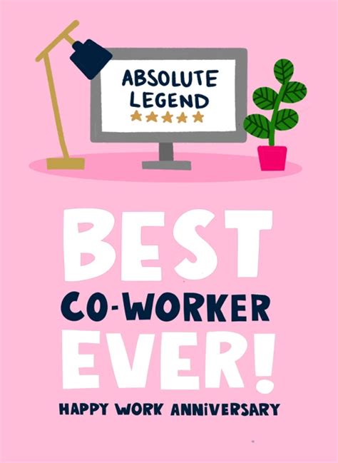 Best Co Worker Ever By Lucy Maggie Designs Cardly