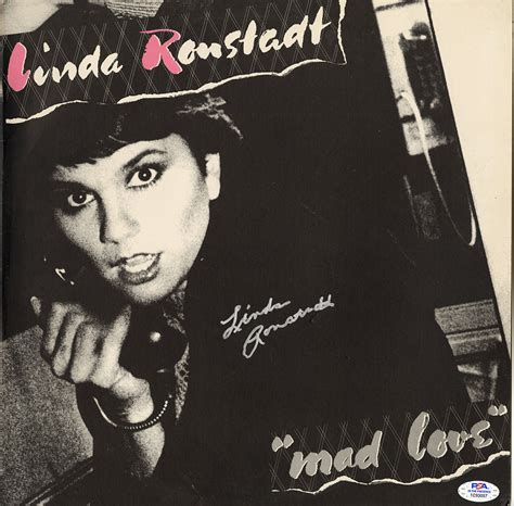 Lot Detail Linda Ronstadt Signed Mad Love” Album Psadna