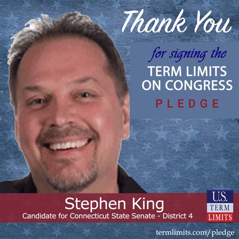 Stephen King Pledges To Support Congressional Term Limits Us Term