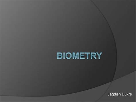 A Scan Biometry Ppt