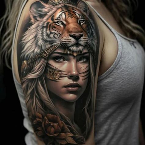 Warrior Face Tattoo