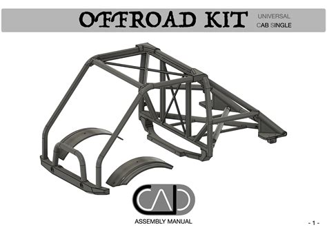🚗 Offroad Kit Universal Assembly Manual・free 3d File For 3d Printing・cults