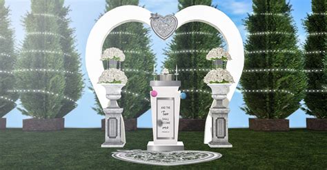 Second Life Marketplace Serenity Sands Complete Wedding Alter Set