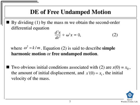 Ppt Chapter 5 Modeling With Higher Order Differential Equations Powerpoint Presentation Id