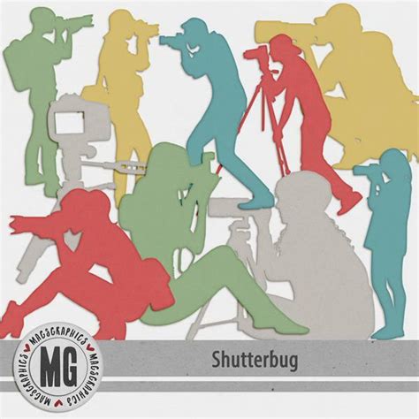 Shutterbug Silhouettes Digital Art
