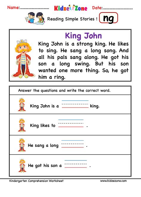 Phonics Ng Words Worksheets Library