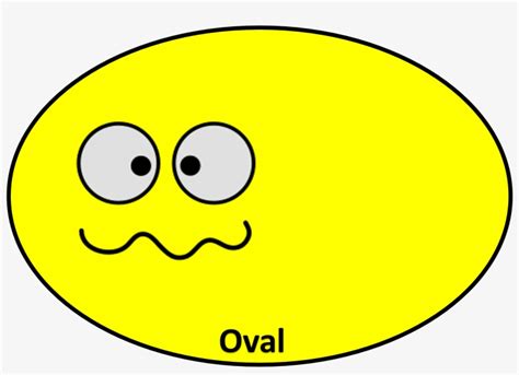 Oval Face Shape Clipart