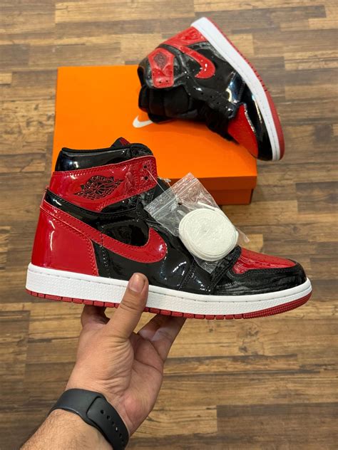 First Copy Air Jordan Retro 1 Patent Bred For Men