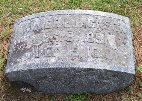 Walker Edison Dickson 1891 1910 Find A Grave Memorial
