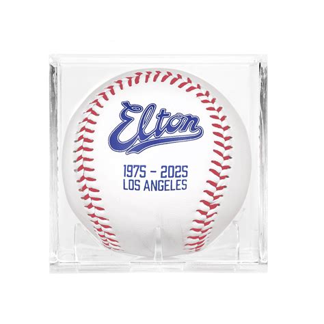 Commemorative Dodgers Baseball Elton John