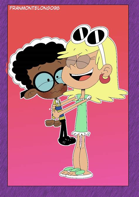 Leni Loud Hugs Clyde Mcbride Cleni By Franmontelongo98 On Deviantart