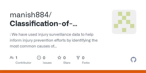 Github Manish884classification Of Accident Narratives For Occupational Injuries We Have