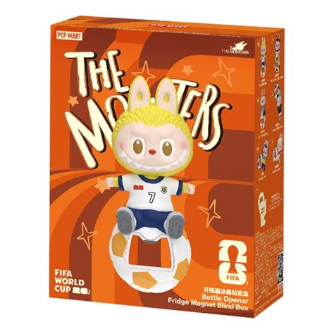 Pop Mart The Monsters × Fifa Series Bottle Opener Fridge Magnet Blind