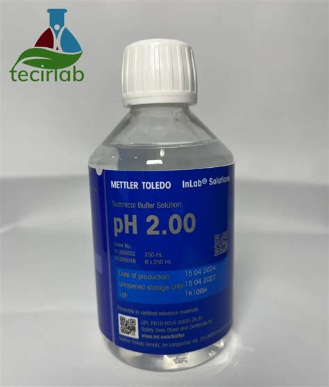 Mettler Toledo Technical Buffer Ph 2 00 250 Ml