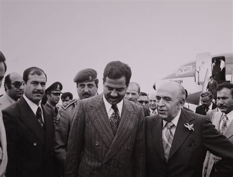 Photographs Of The Official Visit Of Saddam Hussein Vice President Of