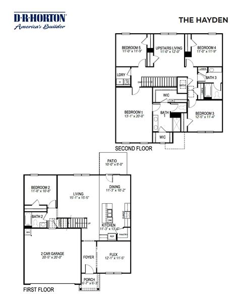 Floor Plan In Timber Walk Cookeville Tn Dr Horton
