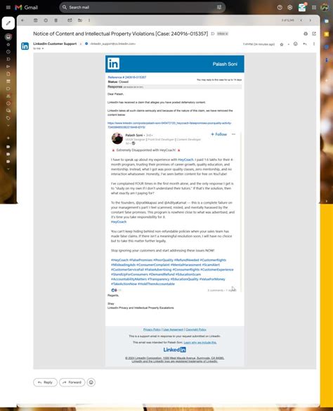 How To Be Honest With Service Providers On Linkedin Palash Soni