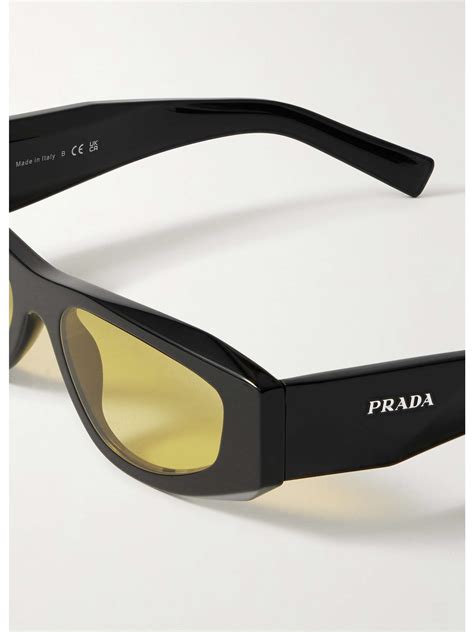 Prada Eyewear Symbole D Frame Acetate Sunglasses Net A Porter