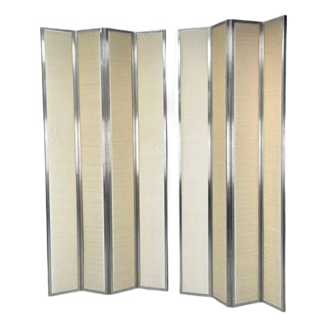 Mark Hampton Steel Fabric Modern Room Dividers Usa C 1980s Chairish