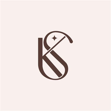 Premium Vector Beauty Fashion Elegant Monogram Ks Or Sk