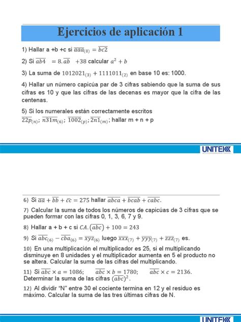 Ejercicios Matematica Pdf