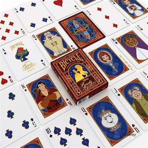Baraja Bicycle Disney La Bella Y La Bestia Cartas Coleccionables