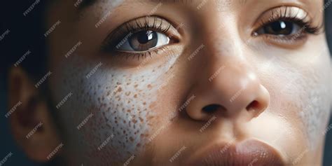 Removing Age Spots On Face Closeup Image Of Procedure For Vitiligo