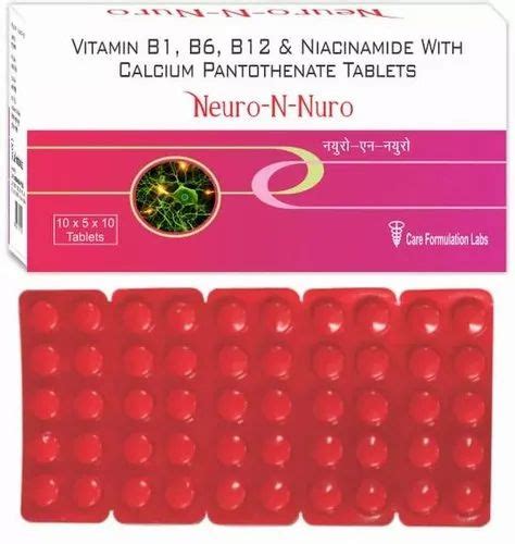 Vit B1 B6 Niaciy D Panthenol Tablet At Rs 54strip Pyridoxine Tablets