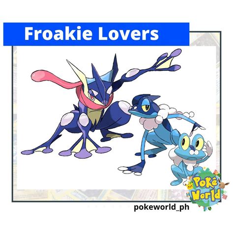 Froakie Collectors And Lovers Pokemon Tcg Frogadier Greninja
