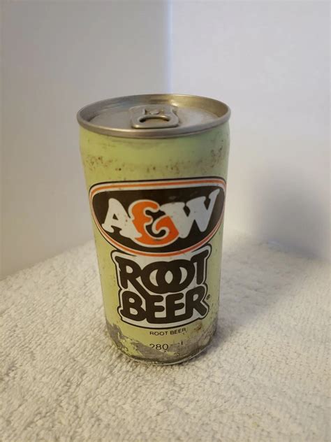 Aandw Root Beer Can