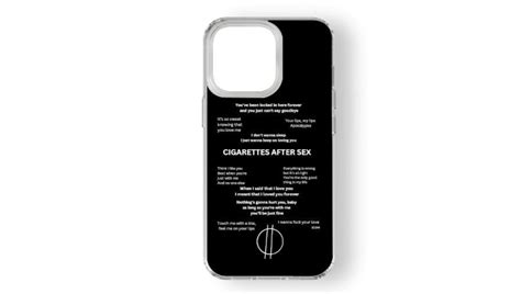 Cigarettes After Sex Lyrics Phone Case Case Advisor