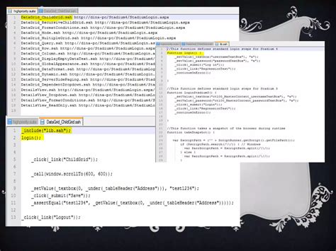 automated gui test stadium ppt