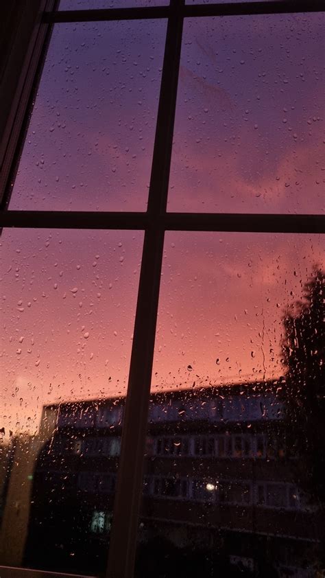 Pin By Lex On Pink In 2024 Rainy Day Aesthetic Rainy Window Summer