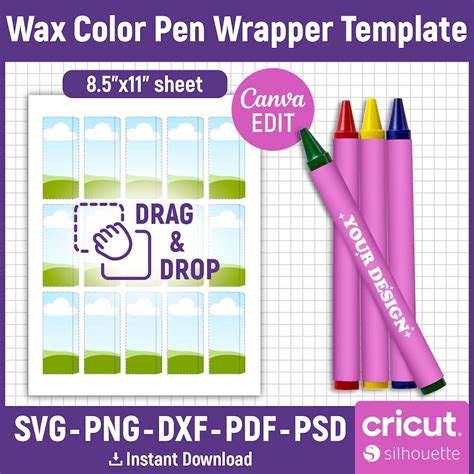 Crayola Printable Template Etsy México