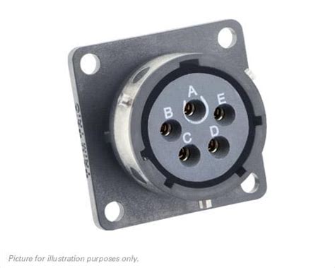 Eaton Souriau Sunbank Utgx014e5sx Receptacles Square Flange Receptacle