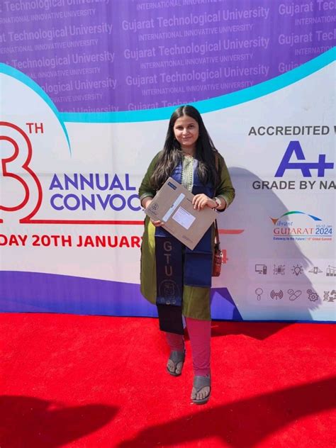 Er Ridhi R On Linkedin I Am Thrilled To Share That I Have Recently Graduated From Gujarat