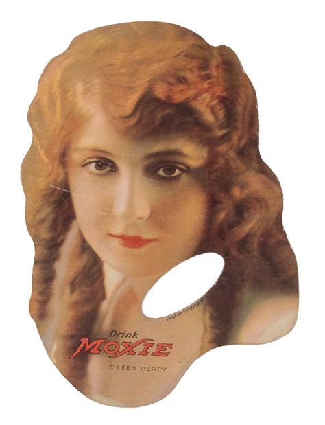 Lot Moxie Handfan 1922 Film Actress Eileen Percy