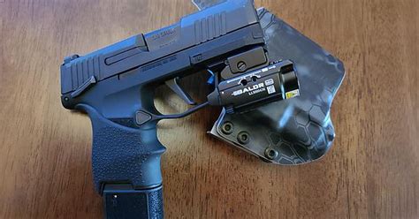 P365 Sig Flat Trigger Tactical Development Rail Bladr Mini Laser Light Hogue Grip Grey Man