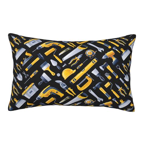 Daiia Repair Tools Pattern Bedding Waterproof Pillow Protector Zippered Queen Bed Bug Proof