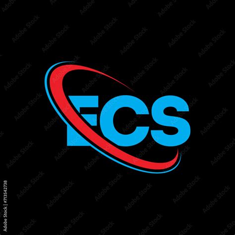 Ecs Logo Ecs Letter Ecs Letter Logo Design Intitials Ecs Logo Linked