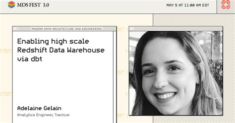 Enabling High Scale Redshift Data Warehouse Via Dbt