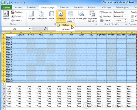 Cours Excel Mise En Page