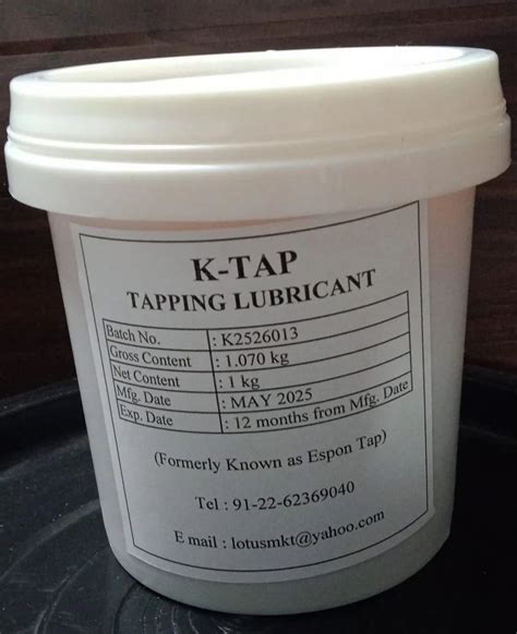 K Tap Tapping Lubricant Espon Tap Packaging Type Bucket At ₹ 1320 Litre In Mumbai